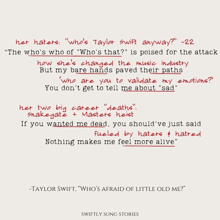"Who's Afraid Of Little Old Me?" Meaning: Full Lyrical Analysis ...