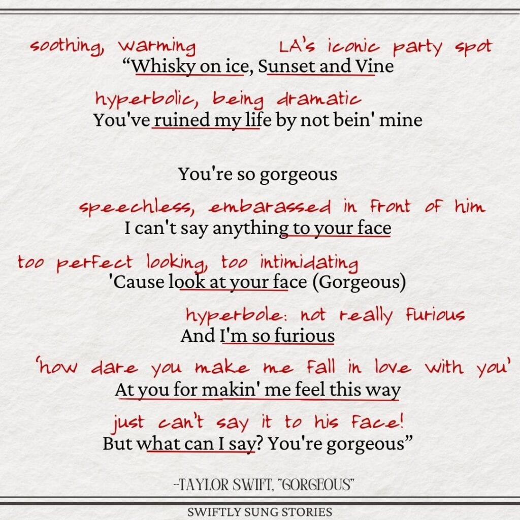 Taylor's "Gorgeous" Song Meaning: Is this Crush Love, or Pain ...